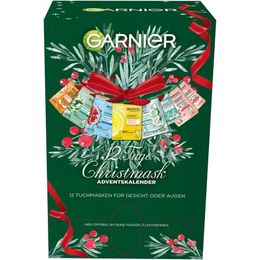 Garnier Gesichtsmaske Garnier Tuchmasken Adventskalender, bunt