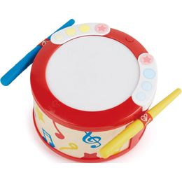 HAPE Spielzeug-Musikinstrument Lern-Spiel-Trommel, mit Licht & Sound, bunt