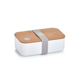 zeller Present Lunchbox, Bambus, Polyprophylen (PP), Silikon, (1-tlg), weiß