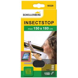 Schellenberg Fliegengitter-Gewebe 50329, Insektenschutz ohne bohren, 150 x 180 cm, anthrazit, 50329, grau