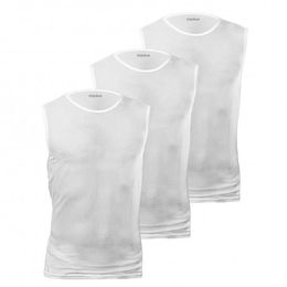 GripGrab - Ultralight Sleeveless Mesh Baselayer 3-Pack - Funktionsshirt Gr XS grau/weiß