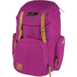 Nitro Laptoprucksack Weekender, Reiserucksack mit Laptopfach, Schulrucksack, Wanderrucksack, rosa