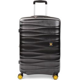 Roncato Hartschalen-Trolley Stellar, 64 cm, 4 Rollen, mit Volumenerweiterung, grau