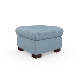 Sit & More sit&more Hocker Luxor, auch erhältlich in dem besonders leicht mit Wasser zu reinigen, blau