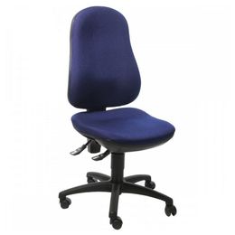 Topstar Drehstuhl Hochwertiger Drehstuhl dunkel blau Bürostuhl ergonomische Form