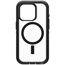 Otterbox Defender XT Backcover Apple iPhone 15 Pro Transparent, Schwarz MagSafe kompatibel