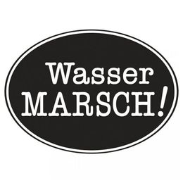 Rayher Messbecher Label Wasser Marsch! 55x40mm