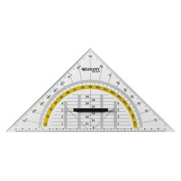 Westcott Schutzfolie Geometriedreieck Hypotenuse: 220 mm