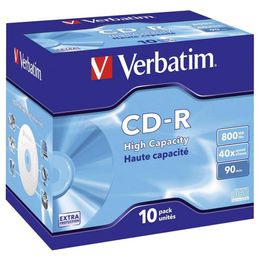 Verbatim CD-Rohling CD-R 800 MB 40x 10er Jewel