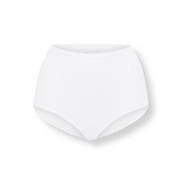 Schiesser Damen Taillenslip mit flachen Bund- und Beinabschl&uuml;ssen, wei&szlig;, Gr&ouml;&szlig;e 46