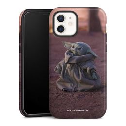 DeinDesign iPhone 12 mini Handy Panzer Handyh&uuml;lle robuste Outdoor H&uuml;lle Schutzh&uuml;lle gl&auml;nzend The Child Star Wars Baby Yoda Tough Case