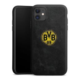 DeinDesign iPhone 11 Handy Premium Silikon H&uuml;lle Handyh&uuml;lle schwarz Case Bvb Borussia Dortmund Merchandise Silikon Premium Case