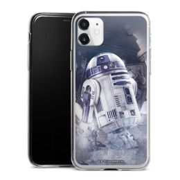 DeinDesign iPhone 11 Handy Slim Case Silikon Handyh&uuml;lle transparent H&uuml;lle extra d&uuml;nn Robot Star Wars Merchandise Silikon Slim Case