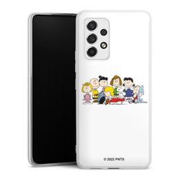 DeinDesign Galaxy A53 5G Handy Silikon H&uuml;lle Case transparent Handyh&uuml;lle Merchandise Kindheit Peanuts Silikon Case
