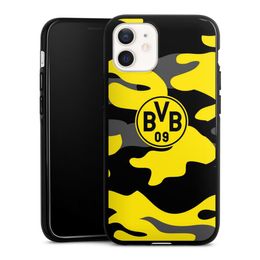 DeinDesign iPhone 12 mini Handy Silikon H&uuml;lle Case schwarz Handyh&uuml;lle Borussia Dortmund Merchandise Bvb