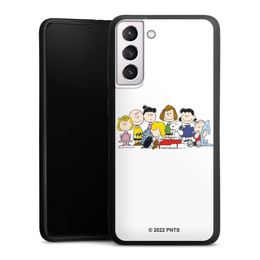 DeinDesign Galaxy S21 5G Handy Premium Silikon H&uuml;lle Handyh&uuml;lle schwarz Case Merchandise Kindheit Peanuts Silikon Premium Case