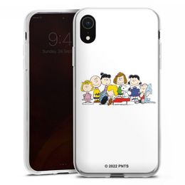 DeinDesign iPhone Xr Handy Silikon H&uuml;lle Case transparent Handyh&uuml;lle Peanuts Kindheit Merchandise Silikon Case