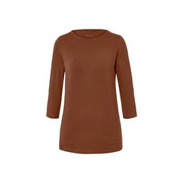 Tchibo Shirt mit 3/4-Arm - Cognac - Gr.: S