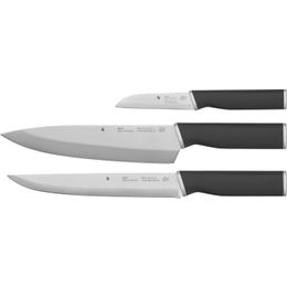 WMF Messer-Set Kineo (Set, 3-tlg), Messerklingen aus Spezialklingenstahl, Made in Germany, schwarz