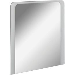 Fackelmann Badspiegel Spiegelelement MI 80 (1-St), Badmöbel LED, silberfarben