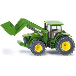 Siku Spielzeug-Traktor Siku Farmer, John Deere mit Frontlader (1982), grün