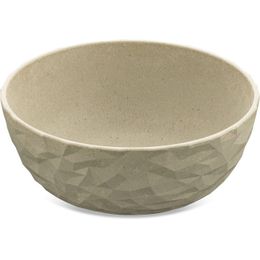 Koziol Schale CLUB BOWL, Kunststoff, (Set, 4-tlg), biozirkulärem Material,spülmaschinengeeignet,melaminfrei,recycelbar, beige