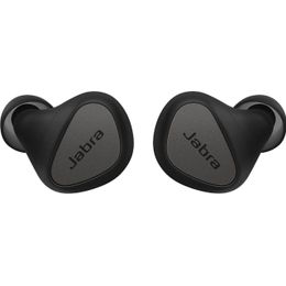 Jabra Elite 5 wireless In-Ear-Kopfhörer (Active Noise Cancelling (ANC), Alexa, Google Assistant, Siri, Bluetooth, mit hybrider aktiver Geräuschunterdrückung (ANC), schwarz|silberfarben