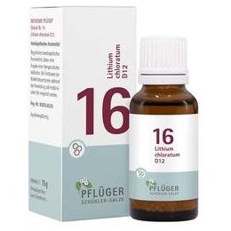 Pflüger® Biochemie Pflüger 16 Lithium chloratum D 12 Glob. 15 g