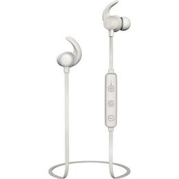 Thomson WEAR7208GR Sport In Ear Kopfhörer Bluetooth® Grau Noise Cancelling Headset, Lautstärkeregelung