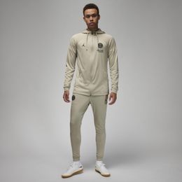 Paris Saint-Germain Strike Third Jordan Dri-FIT Fußball-Trainingsanzug aus Strickmaterial mit Kapuze für Herren - Braun