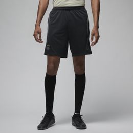 Paris Saint-Germain Strike Third Jordan Dri-FIT Fußballshorts aus Strickmaterial für Herren - Schwarz