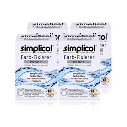 Simplicol Textilfarbe Simplicol Farb-Fixierer Expert: Steigert die Haltbarkeit (4er Pack)