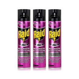 Raid Insektenfalle 3x Raid Multi Insekten-Spray Frischer Duft 400 ml