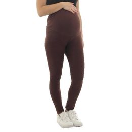 F&K-Mode Umstandsleggings Umstand Leggings Thermo Fleece innen Hose lang