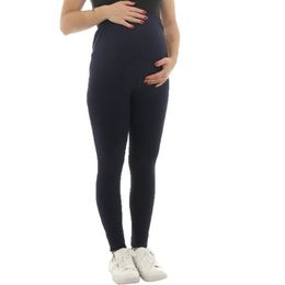 F&K-Mode Umstandsleggings Umstand Leggings Thermo Fleece innen Hose lang