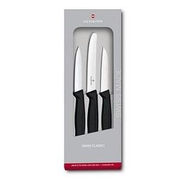 3 Victorinox Gemüsemesser Swiss Classic silber