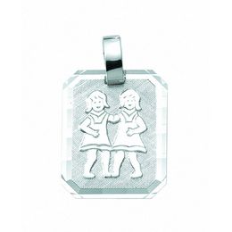 Adelia´s Adelia´s Kette mit Anhänger 925 Silber Sternzeichen Anhänger Zwilling, Schmuckset - Set mit Halskette, silberfarben