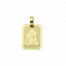 Adelia´s Adelia´s Kette mit Anhänger 333 Gold Sternzeichen Anhänger Wassermann, Schmuckset - Set mit Halskette, goldfarben