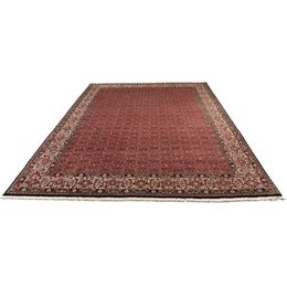 Orientteppich Perser - Bidjar - 307 x 208 cm - dunkelrot, morgenland, rechteckig, Höhe: 15 mm, Wohnzimmer, Handgeknüpft, Einzelstück mit Zertifikat, rot