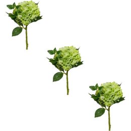 Kunstblume Hortensie Hortensie, Creativ green, Höhe 46 cm, grün