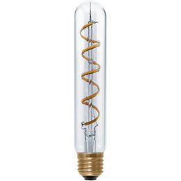 Segula LED-Leuchtmittel LED Long Tube 185 Curved Spirale klar, E27, Warmweiß, dimmbar, E277, Long Tube 185 Curved Spirale, klar, weiß