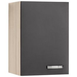 Optifit Hängeschrank Faro, mit Metallgriff, Breite 40 cm, grau