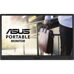 ASUS MB166B Portabler Monitor (40 cm/16 ", 1920 x 1080 px, Full HD, 25 ms Reaktionszeit, 60 Hz, IPS), schwarz