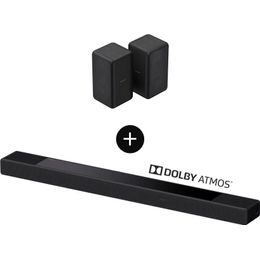 Sony HT-A7000 Premium Soundbar + Rear-Speaker SARS3S 7.1.2 Soundbar (Dolby Atmos, High Res Audio), schwarz