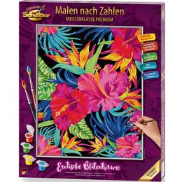 Schipper Malen nach Zahlen Meisterklasse Premium - Exotische Blütenträume, Made in Germany, bunt