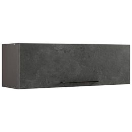 HELD MÖBEL HELD MÖBEL Klapphängeschrank Tulsa 100 cm breit, mit 1 Klappe, schwarzer Metallgriff, MDF Front, grau