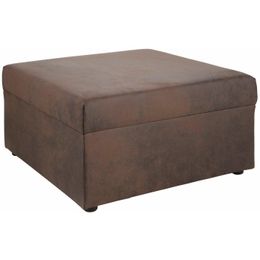 Home Affaire Hocker Pur, passend zur Serie "Pur", braun