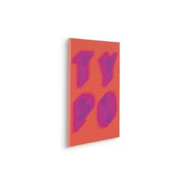 Komar Leinwandbild Blurry Night, (1 St), 40x60 cm (Breite x Höhe), Keilrahmenbild, lila|rot