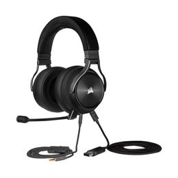 Corsair VIRTUOSO RGB WIRELESS XT Gaming-Headset (Mikrofon abnehmbar, Bluetooth, WLAN (WiFi), schwarz