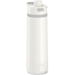 Thermos Thermobehälter GUARDIAN BOTTLE, Edelstahl, Silikon, (1-tlg), 0,7 L, weiß